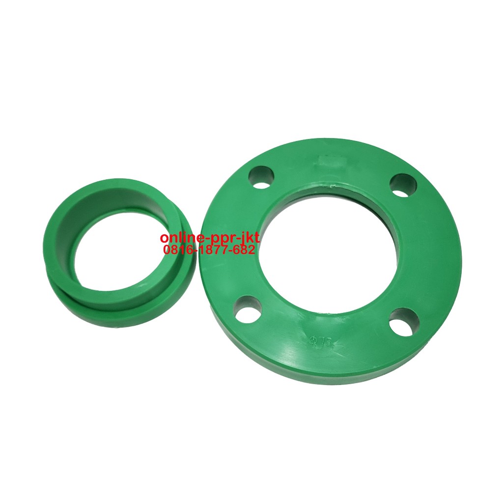 Jual 1 set Flange + stub end PPR PN2.5 ukuran besar - rarian 63mm, 75mm ...