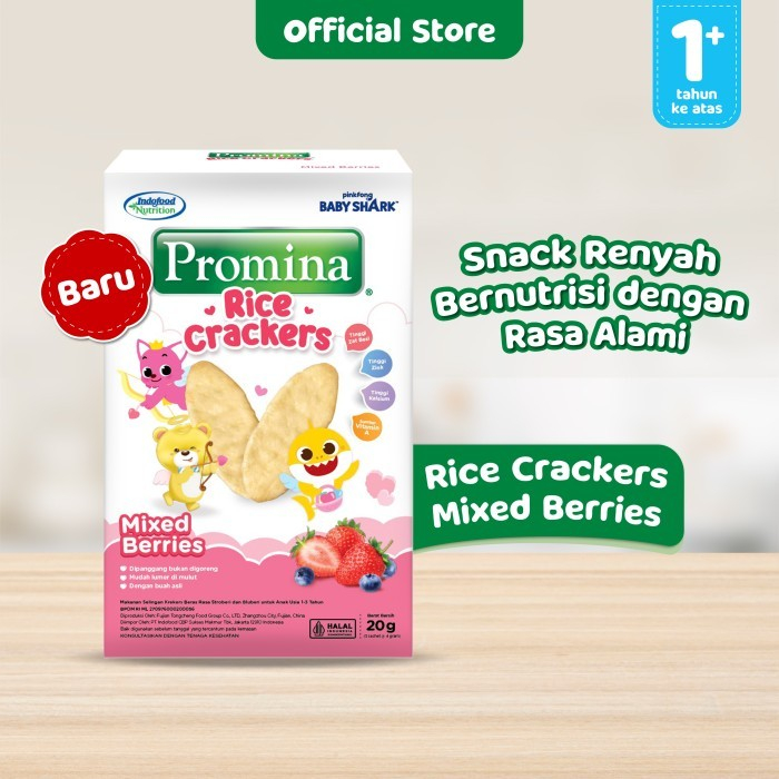 Jual PROMINA RICE CRACKERS MIXED BERRIES 20GR | Shopee Indonesia
