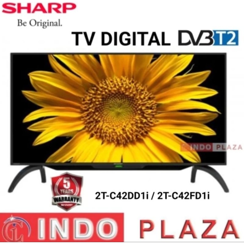 Jual TV SHARP 42 Inch DIGITAL 2T-C42DD1I / 2TC42FD1I (DIKIRIM SELLER /INSTANT CAR) | Shopee ...