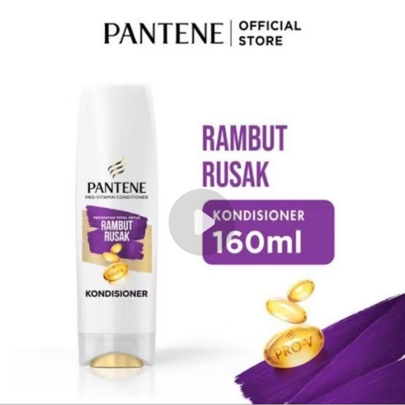 Jual PANTENE Conditioner Perawatan Rambut Rusak - 160ml | Shopee Indonesia