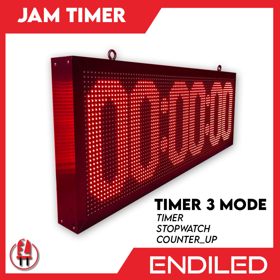 Jual Led digital display timer stopwatch counterup indoor outdoor ...