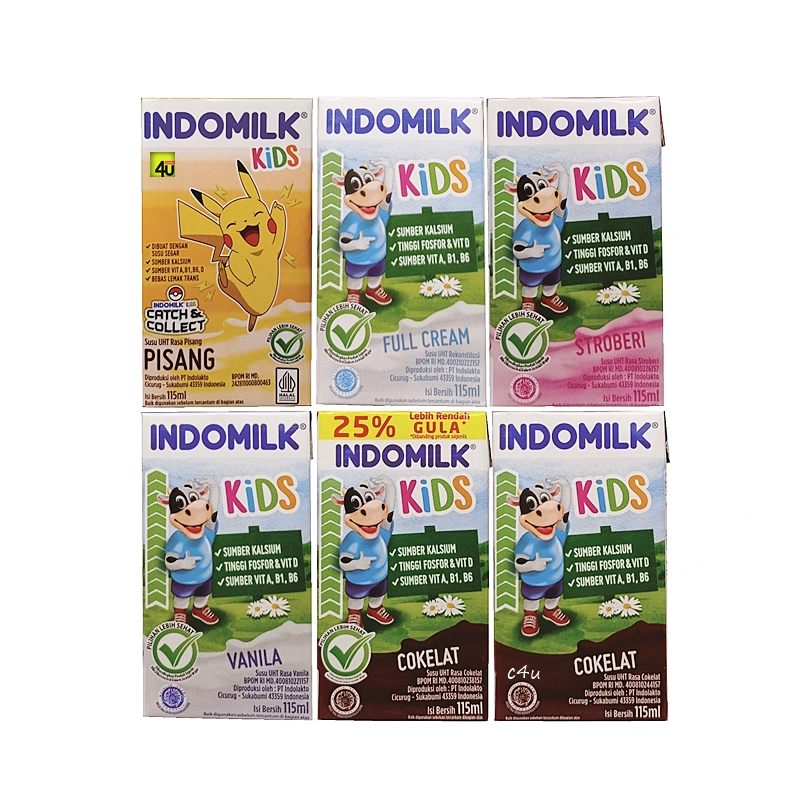 Jual INDOMILK KIDS - Susu UHT - 115 ml RTD | Shopee Indonesia
