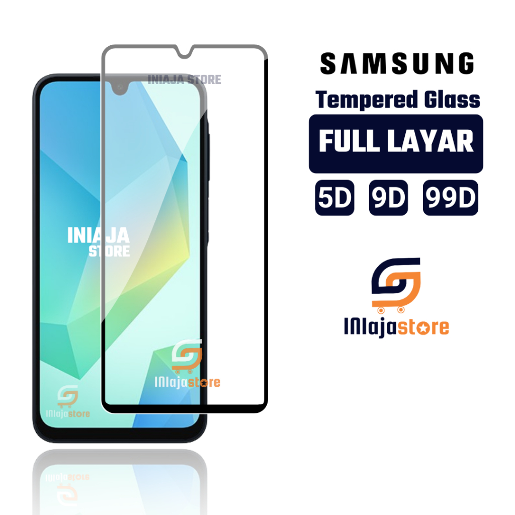 Jual Tempered Glass Full Layar 9D Samsung A16 4G A16 5G A15 4G A15 5G A14 4G A14 5G A11 A12 A13 ...