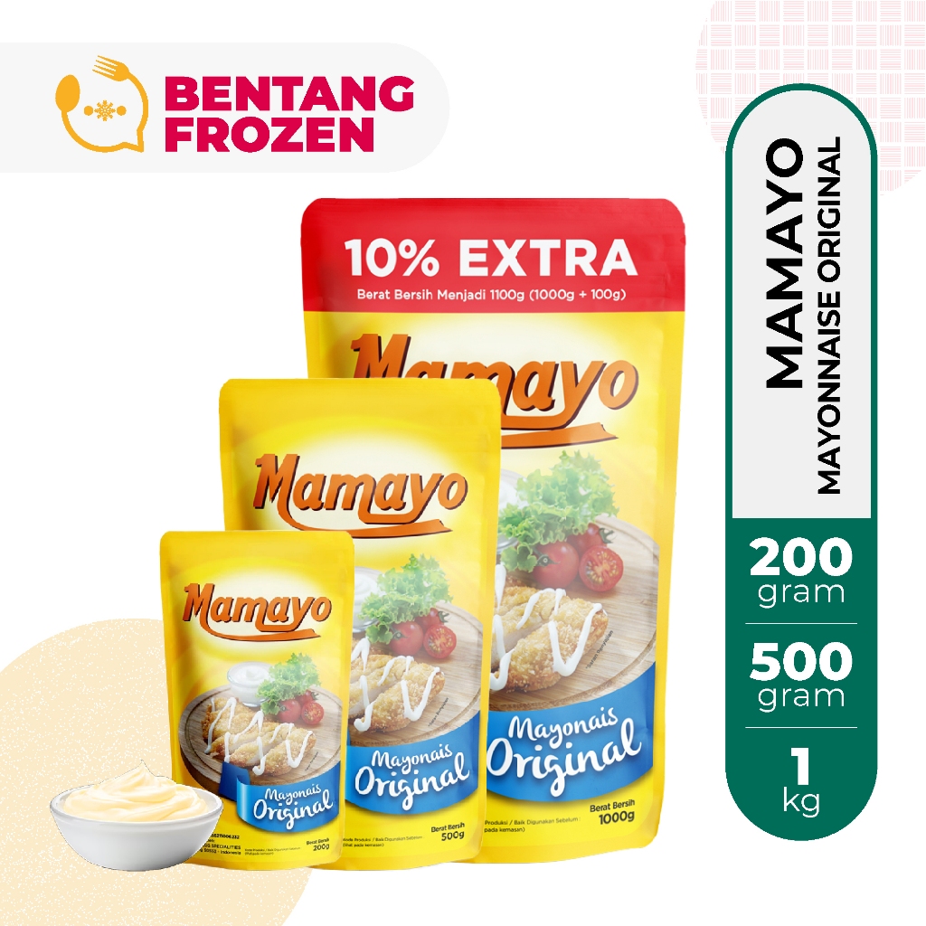 Jual Mamayo Mayonnaise Original 200gr - 500gr - 1kg / Mayones | Shopee Indonesia