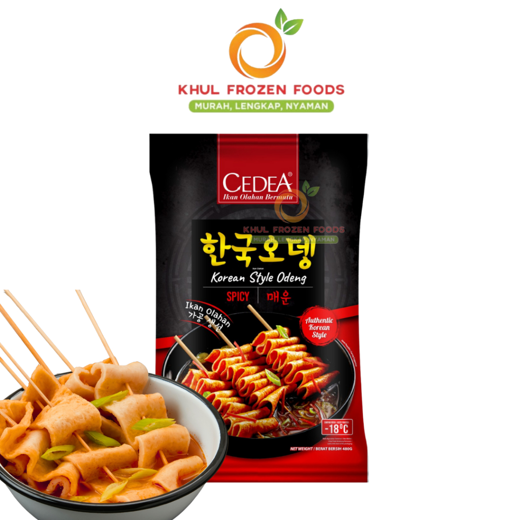 Jual Cedea Korean Odeng Spicy 480Gr/ CEDEA/ kue odeng/ Olahan ikan ...