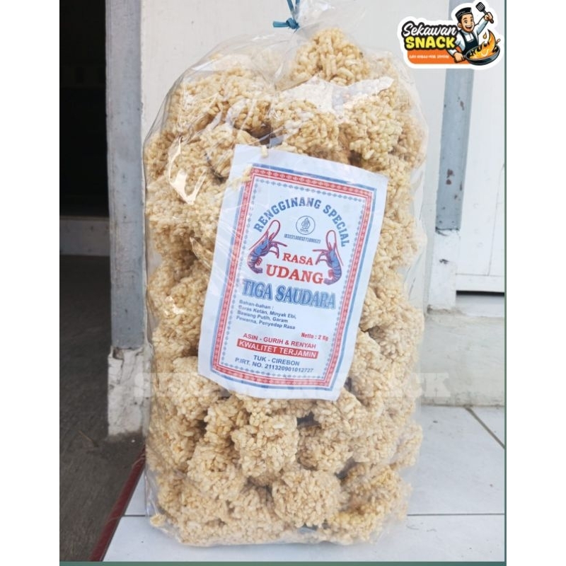 Jual Kerupuk Rengginang Matang Ketan Rasa Udang|Rengginang Bulat ...