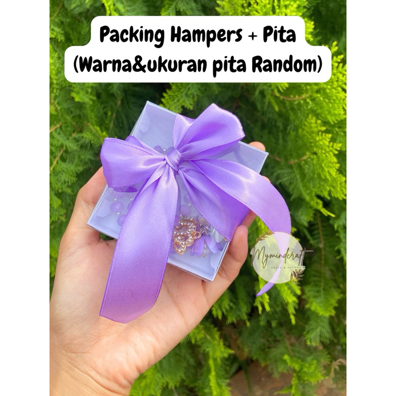 Jual TAMBAHAN PACKING KADO/PACKING HAMPERS FREE PITA WARNA RANDOM ...