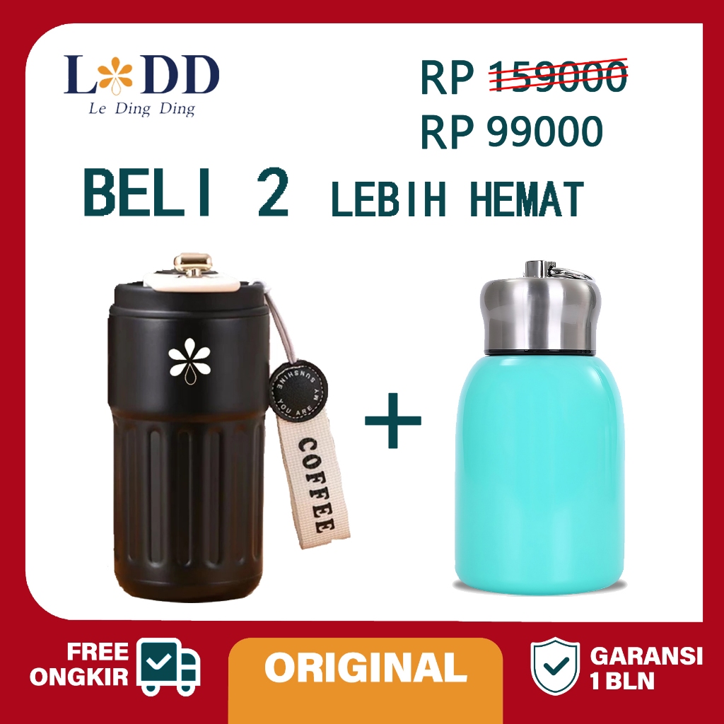 Jual Le Ding Ding - Paket Tumbler mini termos 300ml + Tumbler Estetik ...