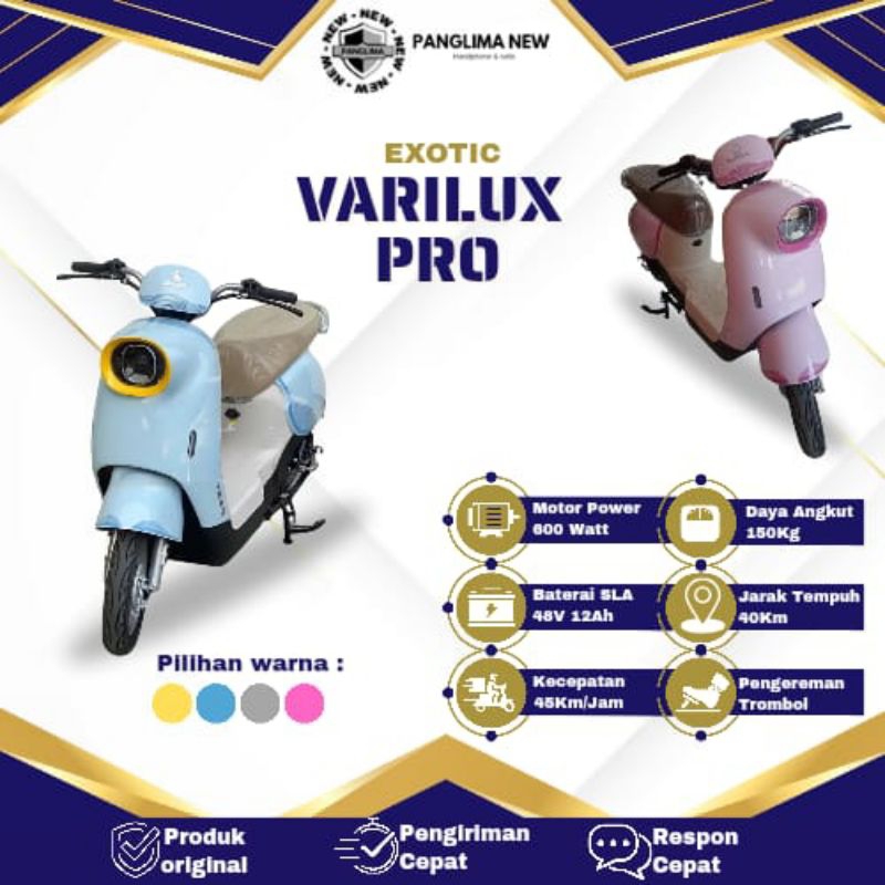 Jual Sepeda Listrik Exotic Varilux Pro New Garansi Resmi Exotic ...