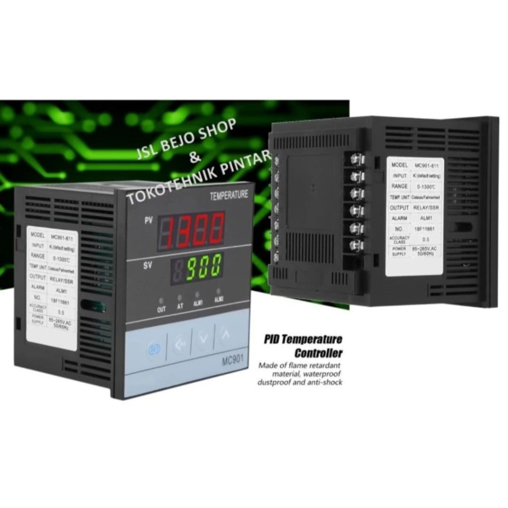 Jual Thermocontrol Temperature Controller PID Output Analog 0 - 10 V DC ...