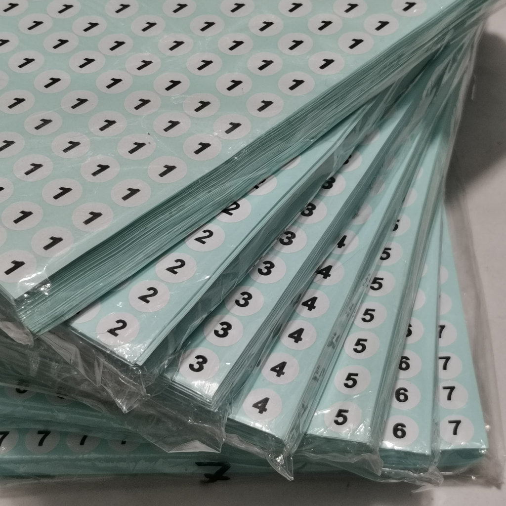 Jual Stiker Size Tempel Angka / Nomor 0 - 40 (1 Lembar) | Shopee Indonesia