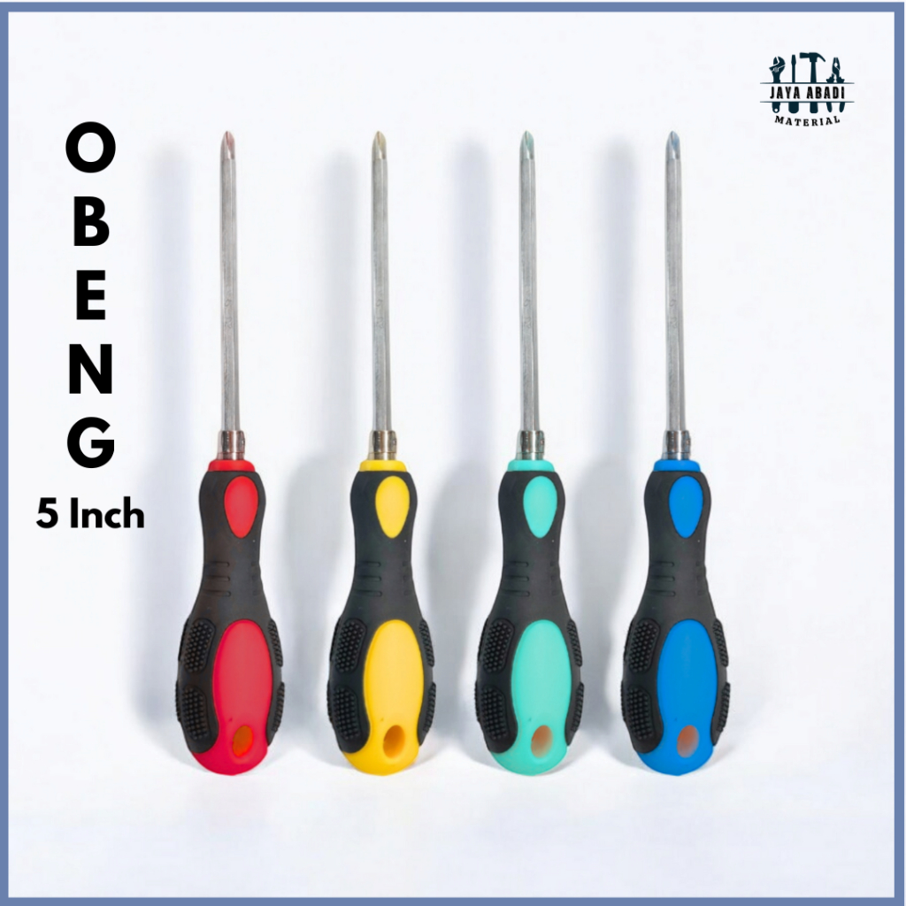 Jual [JAM] Obeng Bolak Balik 5 Inch Hpp / Obeng Bolak Balik Plus Minus ...
