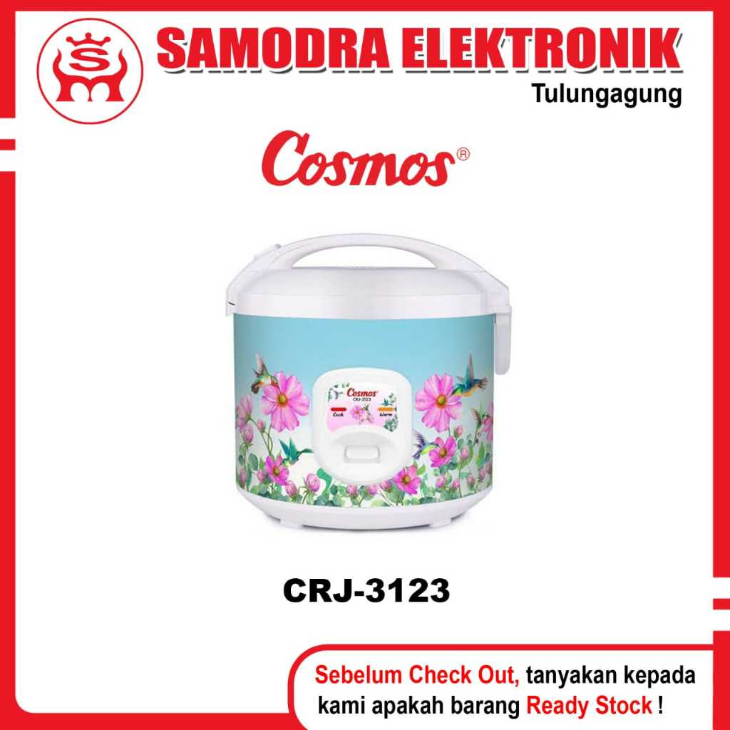 Jual Magic Com COSMOS CRJ-3123 | Rice Cooker 1.8 Liter | Shopee Indonesia