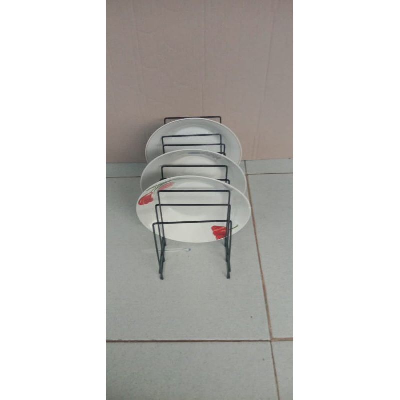 Jual Rak piring besi tebal isi 9 piring | Shopee Indonesia