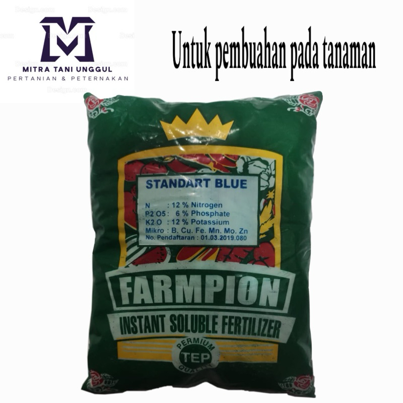 Jual Pupuk untuk Tanaman Instant Blue Standart FARMPION 1Kg | Shopee ...