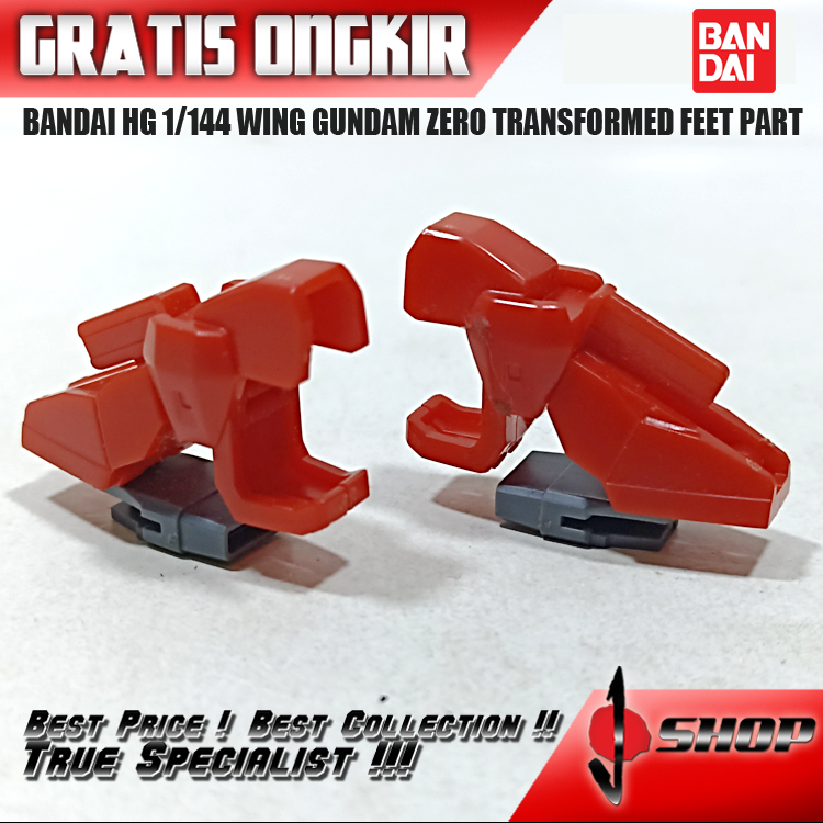Jual BANDAI HG 1/144 WING GUNDAM ZERO TRANSFORMED FEET PART HG2567 ...