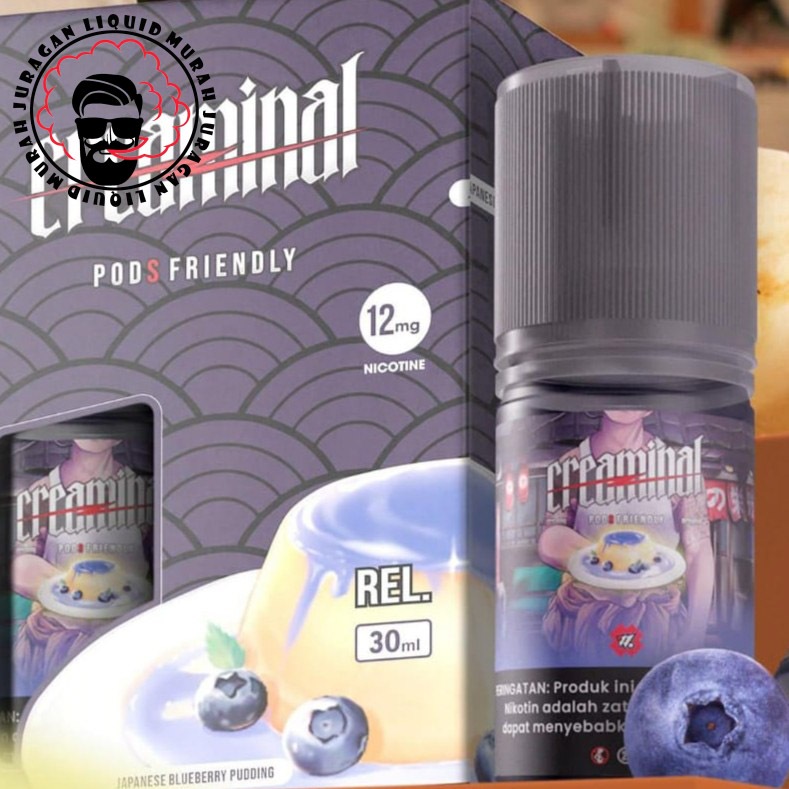 Jual Creaminal Japanese Blueberry Pudding Pods Friendly Liquid 30ml by ...