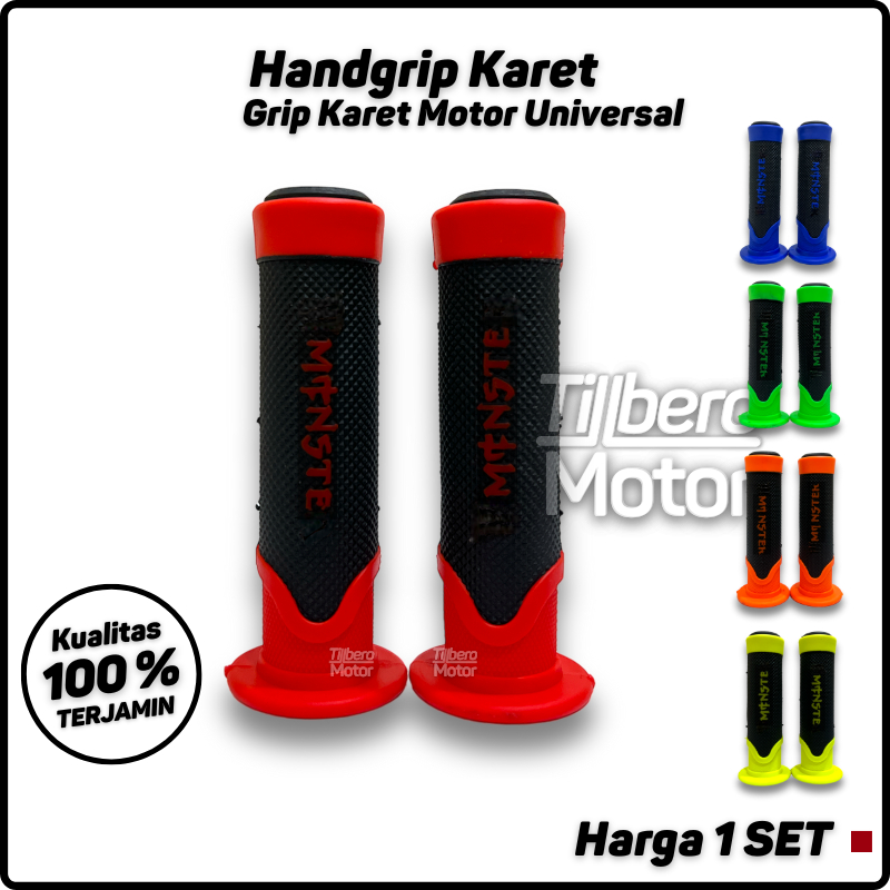 Jual Handgrip / Grip Stang karet Warna Motor Handel Handle Variasi ...