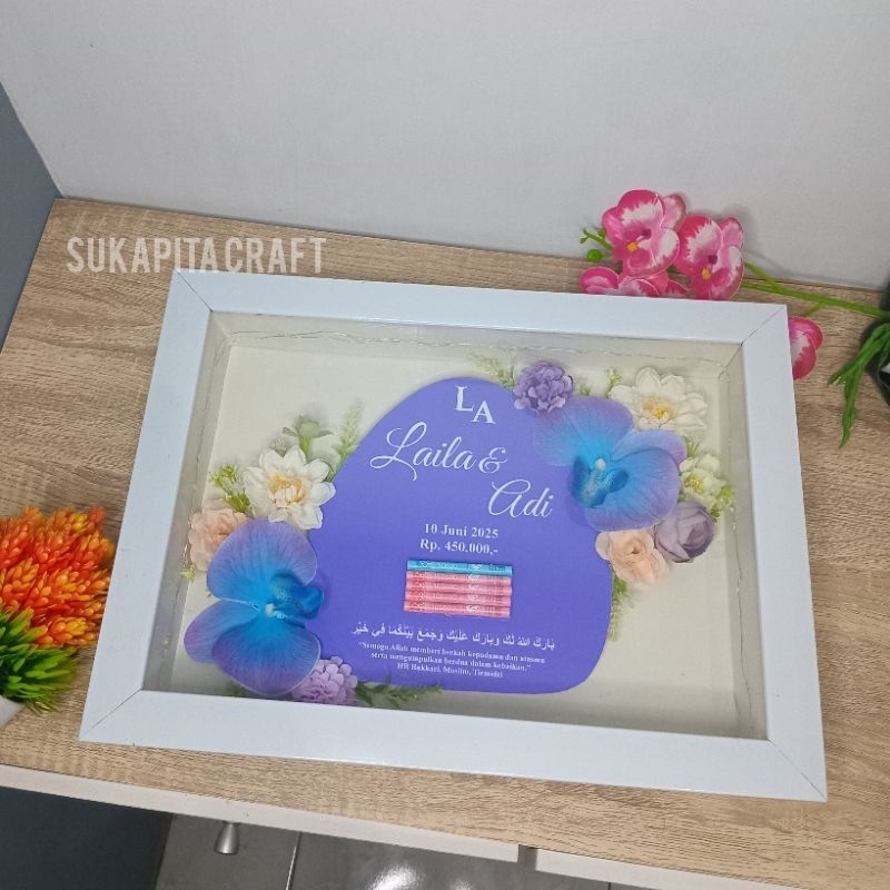 Jual Mahar Pernikahan Estetik Custom Bingkai Mahar Wedding | Shopee ...