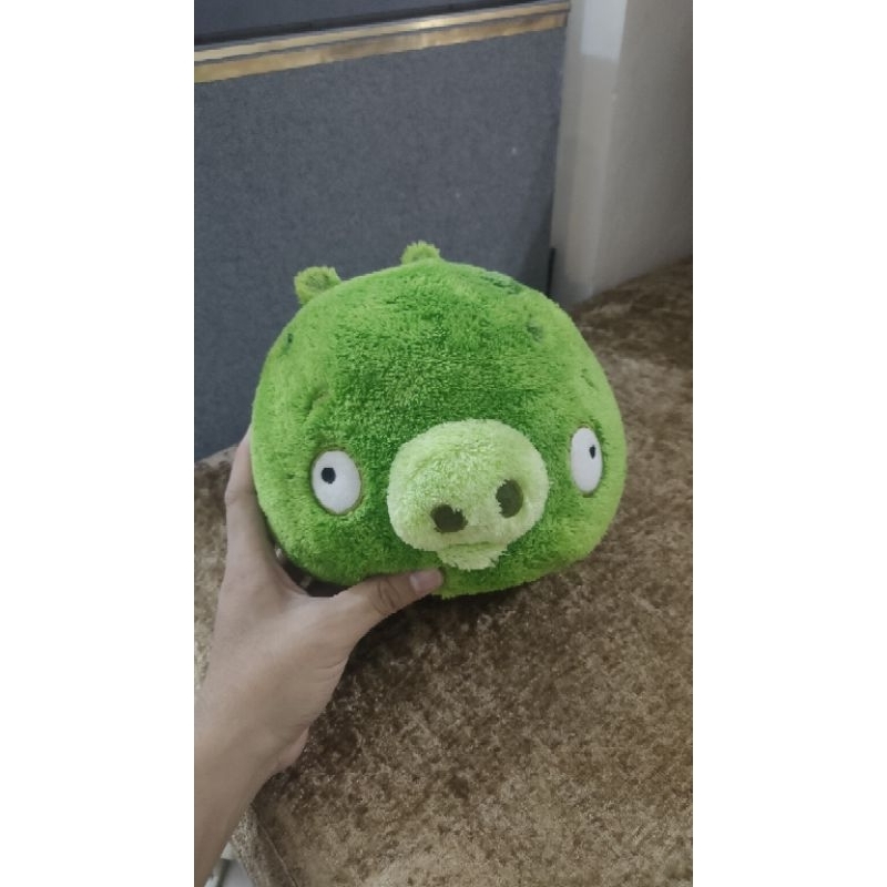 Jual boneka angry bird bulu angrybird hijau babi musuh take all lebih ...