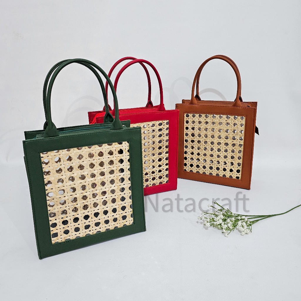 Jual Nata craft-Tote Bag Hampers Etnik Tas Jinjing Souvenir Anyaman Top ...