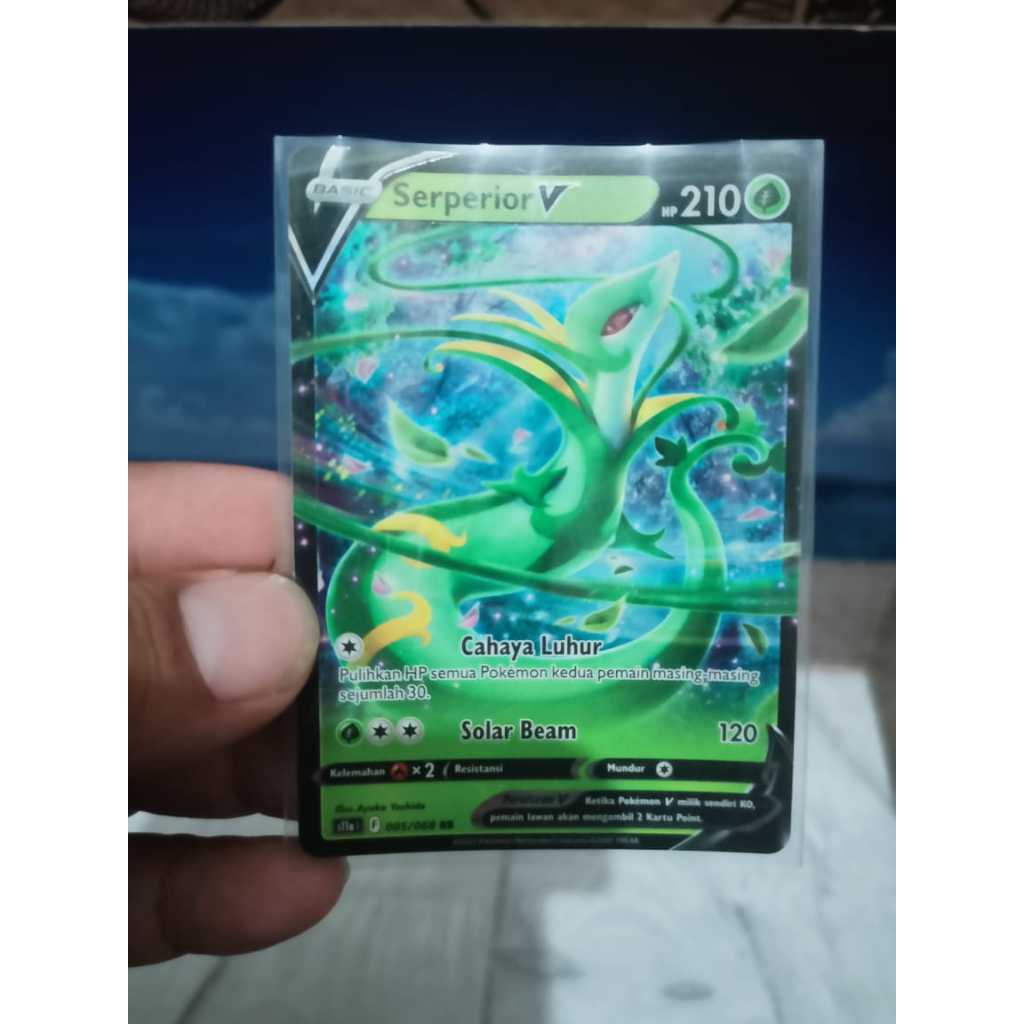 Jual Kartu Pokemon Indonesia Serperior V S11A 005/068 RR | Shopee Indonesia