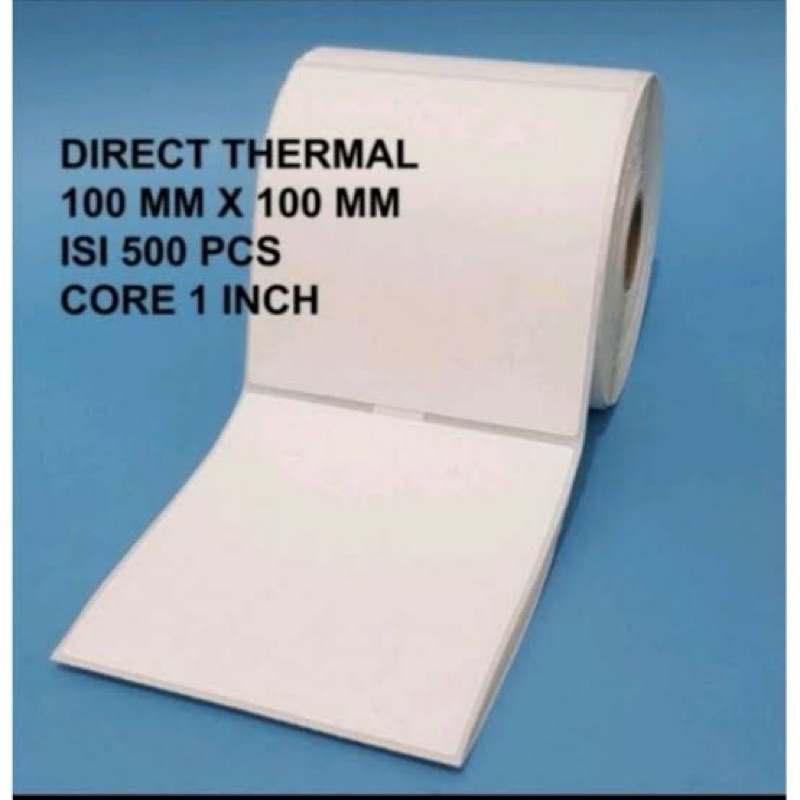 Jual Kertas Thermal 100 x 100 isi 500| Label Thermal 100 x 100 | Label ...