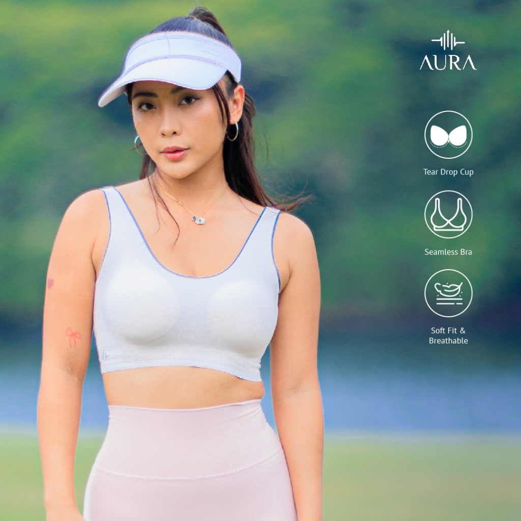 Jual AURA - Florence Seamless Sports Bra | Shopee Indonesia