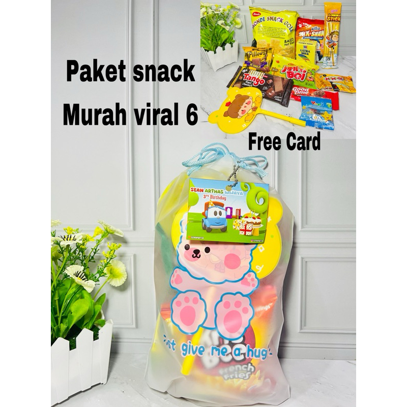 Jual Paket snack ulang tahun anak / souvenir ulang tahun / goodiebag ...