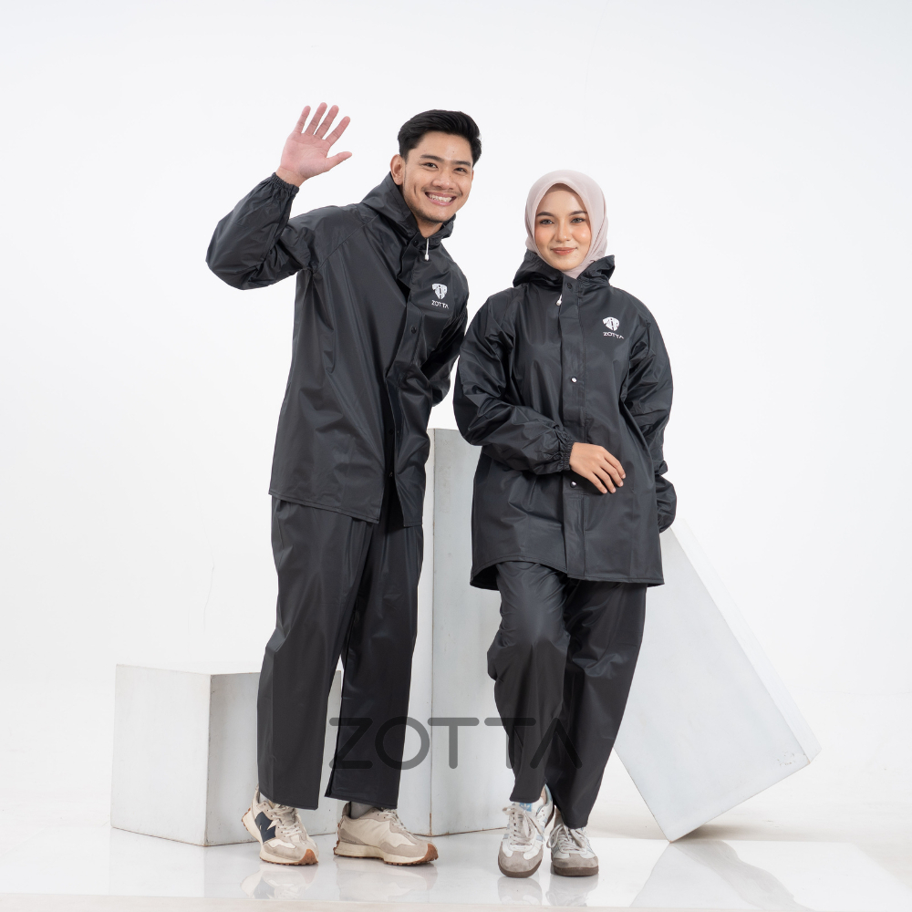 Jual ZOTTA Jas Hujan Pria Wanita Dewasa Setelan Celana Tebal Awet Elastis | Shopee Indonesia