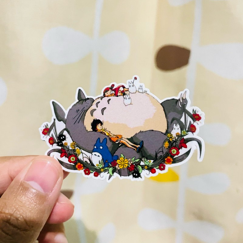 Jual Stiker TOTORO | Ghibli Studio Sticker | Stiker Lucu | Stiker Vinyl ...