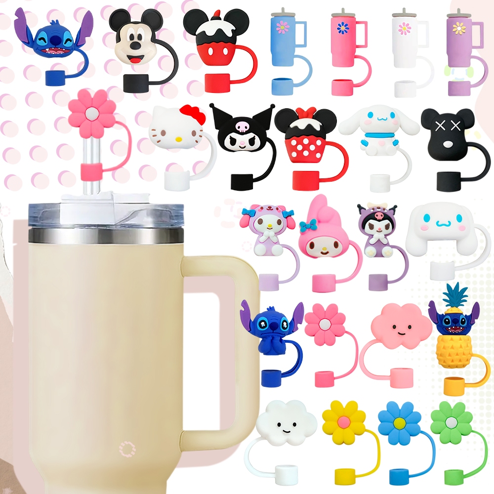 Jual Panas 1 PCS Kartun 10mm Sanrio Disney Karakter Kreatif Sedotan ...