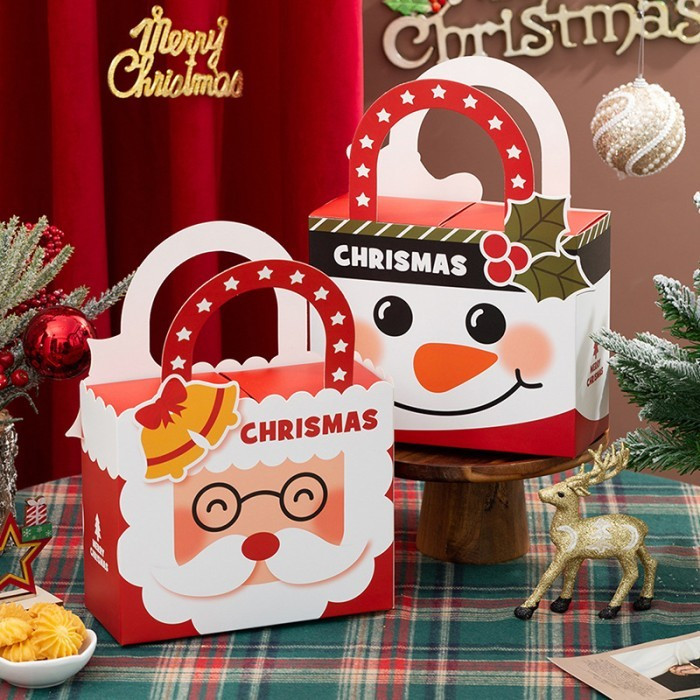 Jual 5 Pcs Dus Natal Packaging Cookies Hampers Christmas Ukuran 19 ...