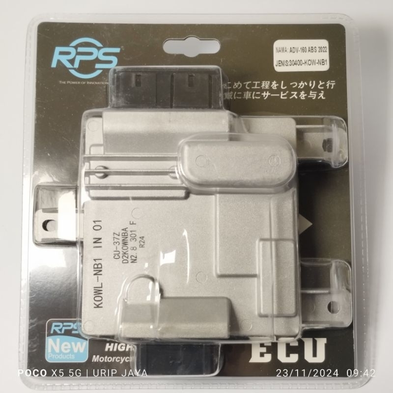 Jual ECU CDI ECM Honda ADV 160 ABS 2022 - 2024 K0WL-NB1 RPS 30400K0WNB1 ...