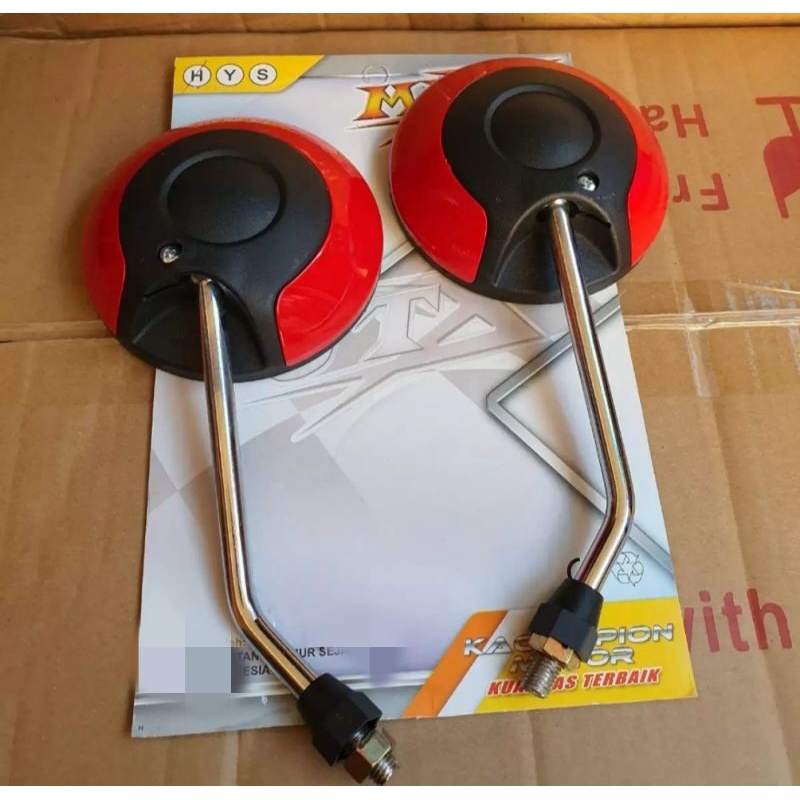 Jual PROMO Spion Scoopy bulat Tangkai Chrome untuk semua Motor Honda ...