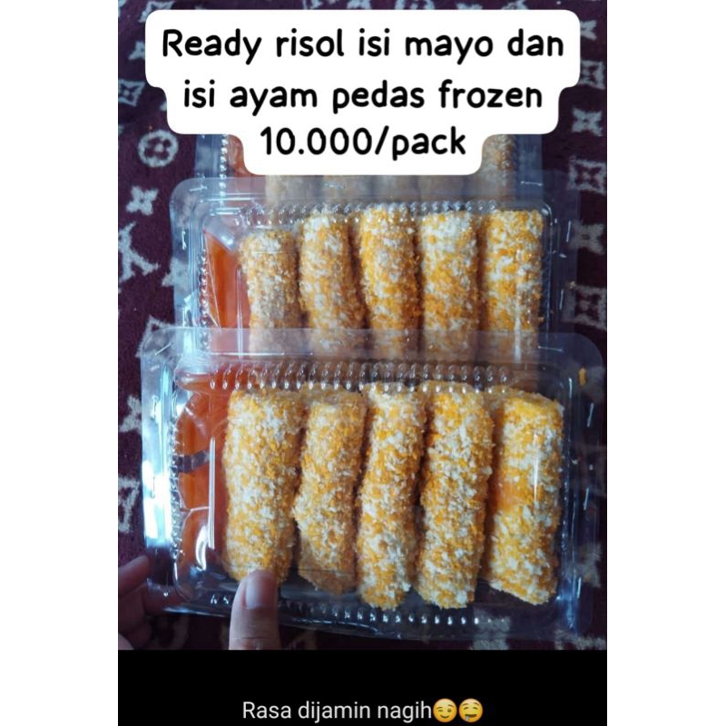 Jual risol mayo/ risol isi ayam suir pedas frozen | Shopee Indonesia