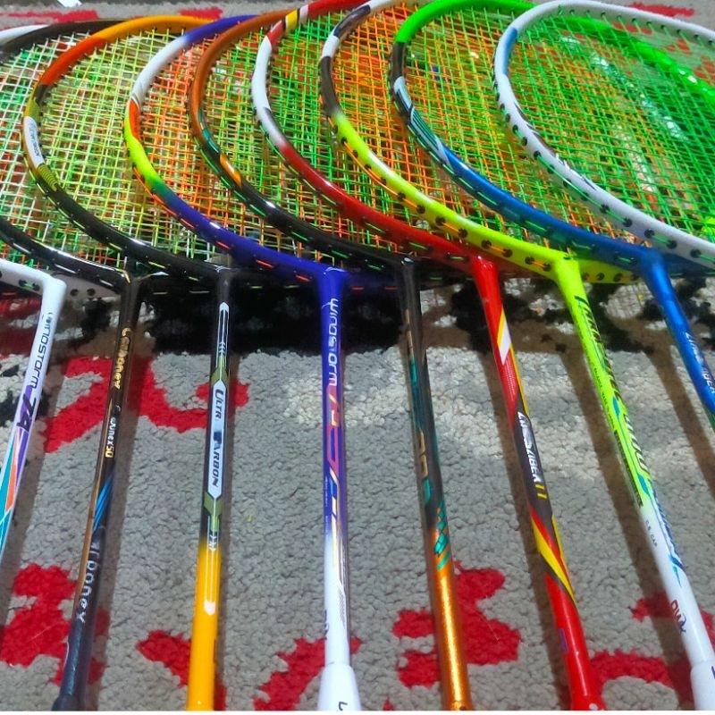 Jual Raket Badminton Baru/Reject lecet Sedikit Mulus Seperti Baru ...