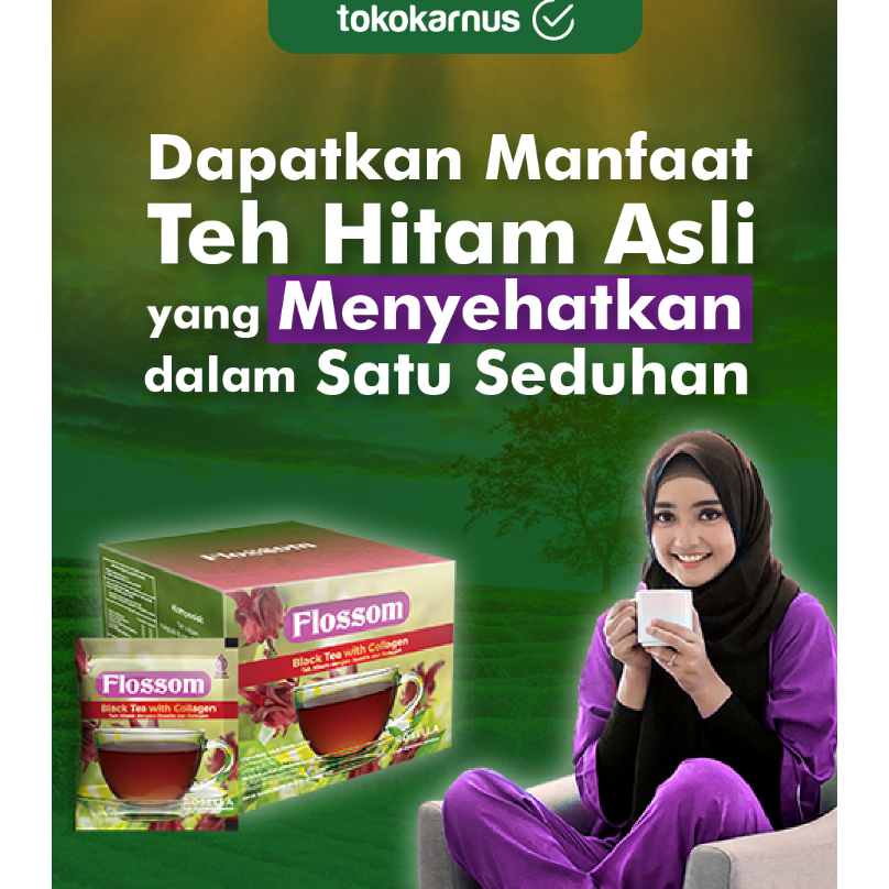 Jual Flossom Rosella Black Tea Premium Membantu Menyusun jaringan ikat ...