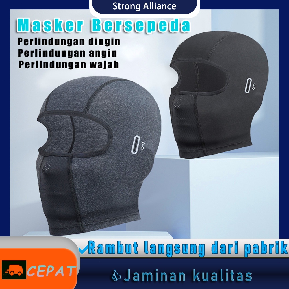 Jual Motor Sepeda Anti UV Masker Wajah / Masker Bersepeda / Masker ...