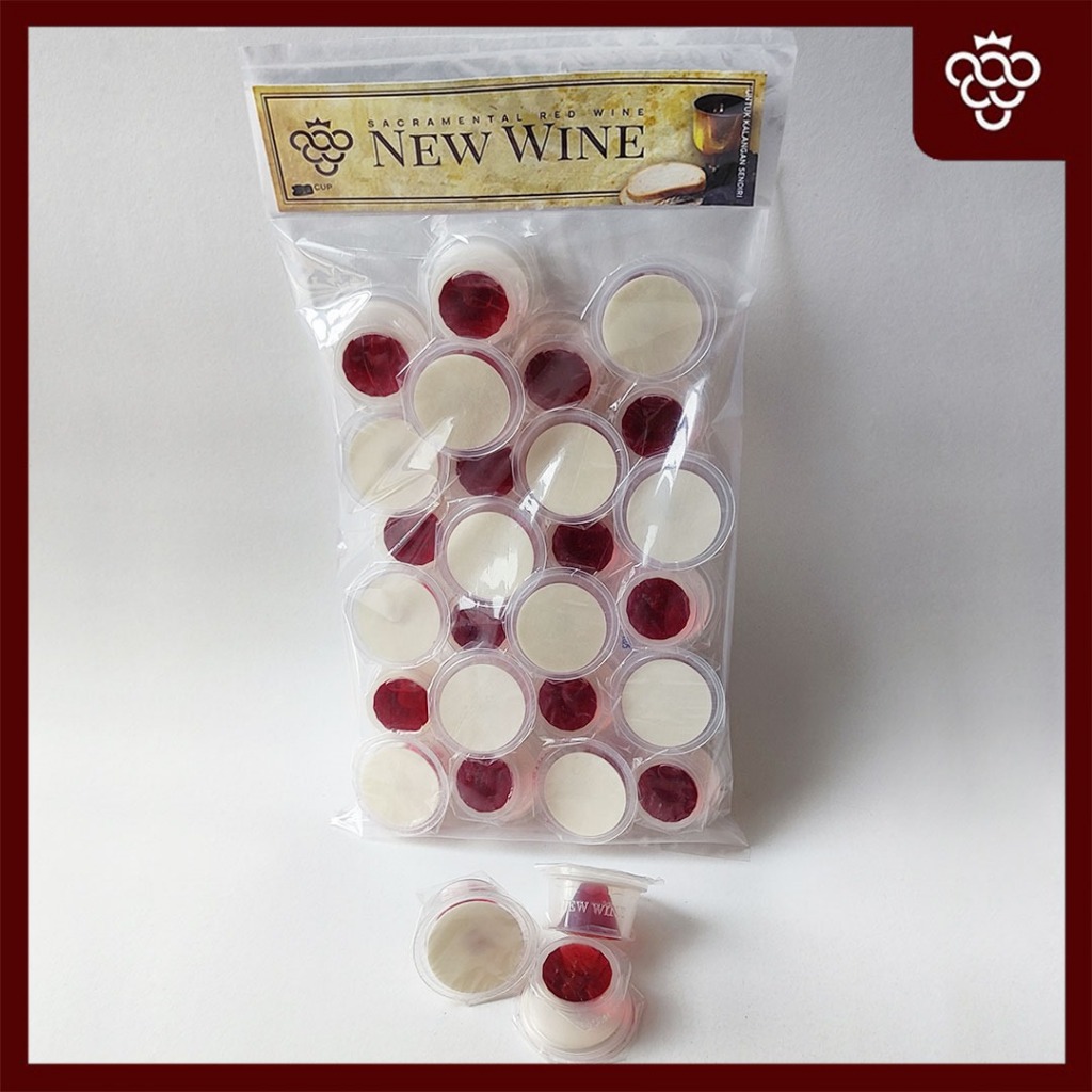 Jual Paket Ekslusif Anggur Perjamuan Cawan Besar Isi 25 + Hosti Polos ...