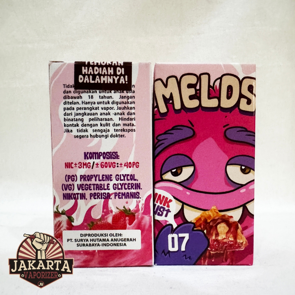 Jual MELDS V4 PINK CRUST 60ML 3MG 7MG BY UNION LAB X STEVE'S | Shopee ...