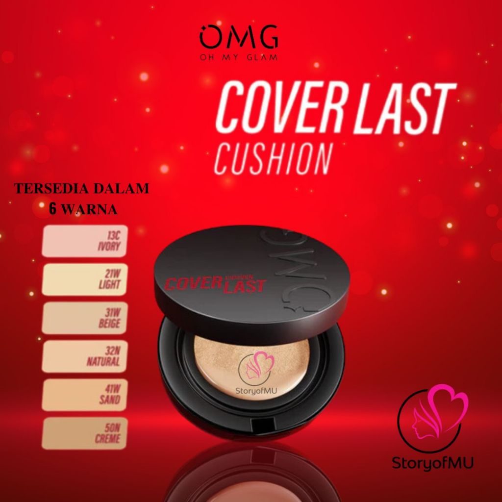 Jual ️ StoryofMU ️ OMG Oh My Glam Coverlast Cushion 15gr - Foundation ...