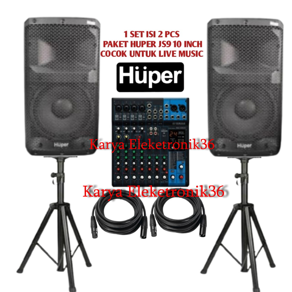 Jual Paket sound sistem Huper js9 10inch js 9 Huper original cocok ...