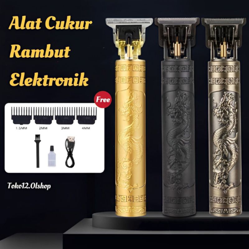 Jual Alat Cukur Elektrik Hair Clipper Trimmer T9 / Cukuran Vintage T9 ...