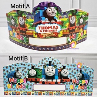 Jual Topi mahkota thomas friend train kereta happy birthday ulang tahun ...