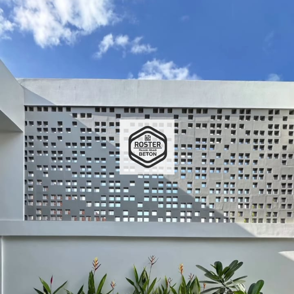Jual Roster Beton Minimalis Modern, Roster Beton Kombinasi Dadu Mix ...