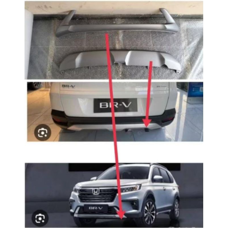 Jual bodykit depan belakang bawah Bemper Honda BRV prestige original ...