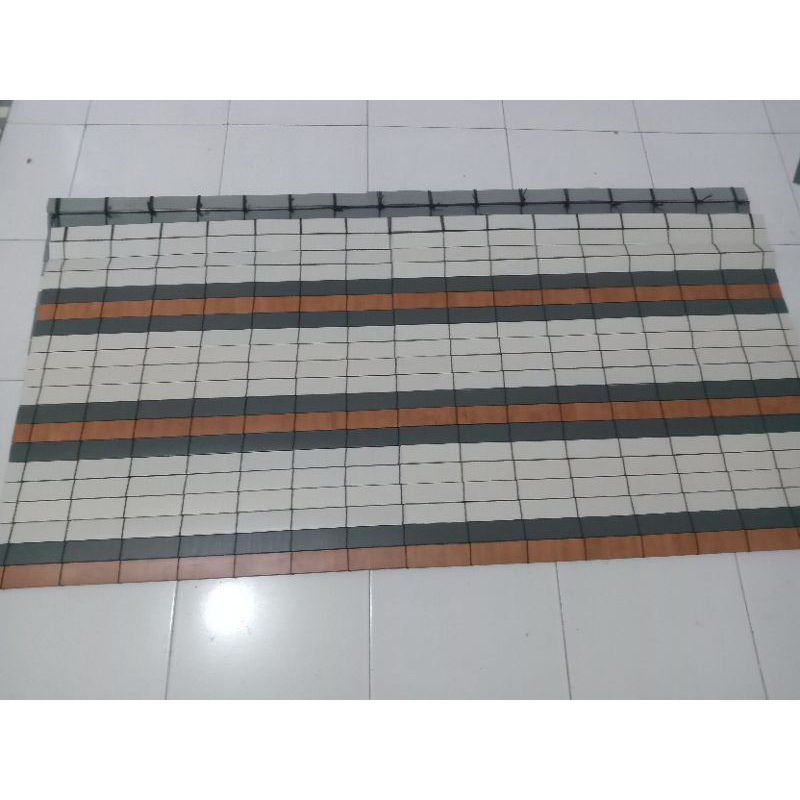 Jual kerey tirai gulung outdoor bahan PVC lengkap dengan tali ...