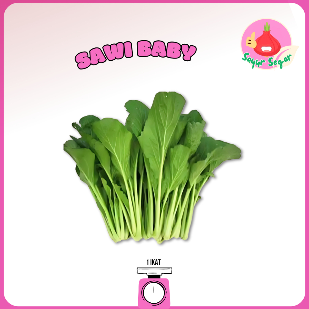 Jual Sayur Segar- Sawi Baby/Manis /Hijau Kecil/Mustard Greens 1ikat ...