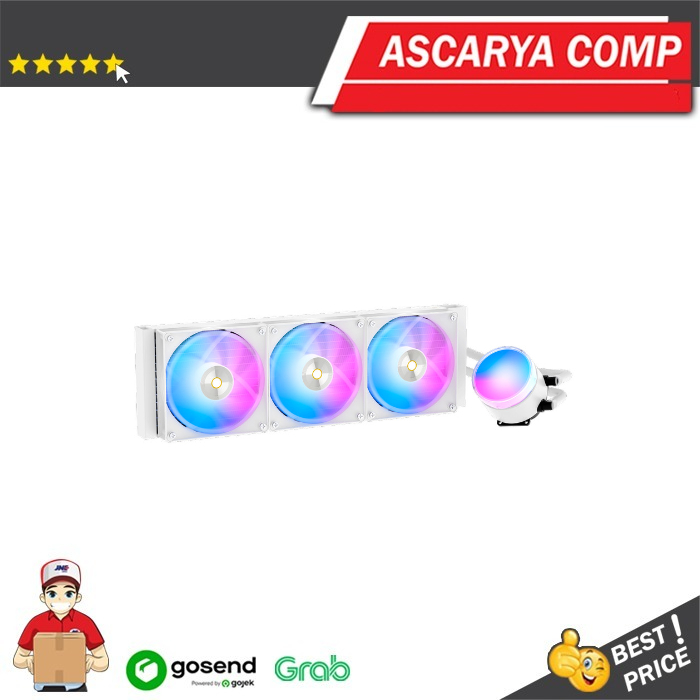 Jual OCYPUS DELTA L36 ARGB WHITE Liquid CPU Cooler TDP 300W | Shopee ...